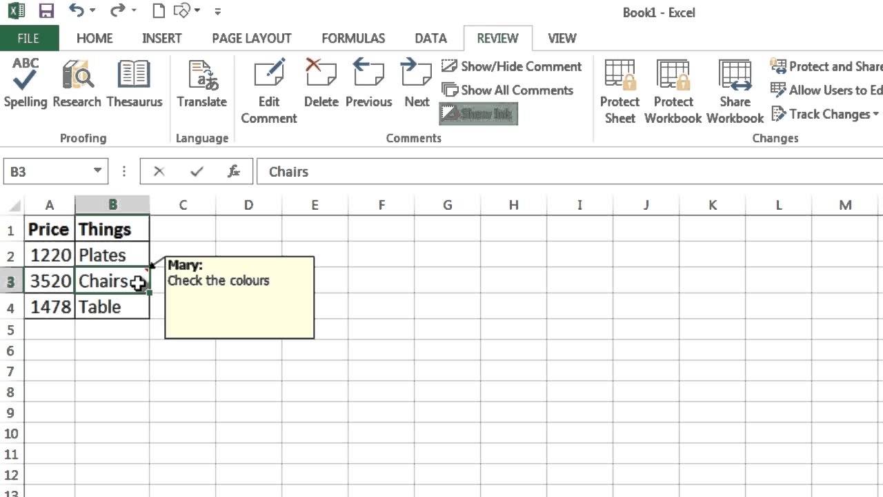 How to Format Comments in Excel
