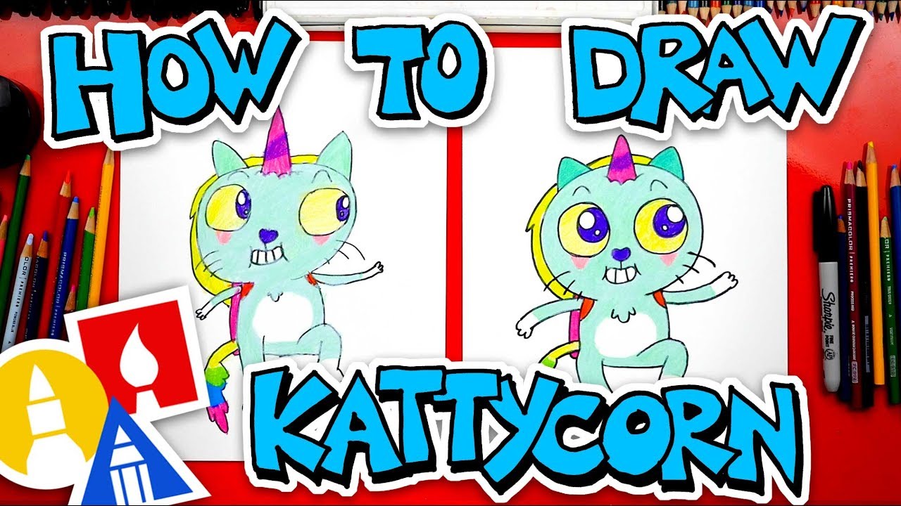 How To Draw Kattycorn From Cupcake And Dino #10