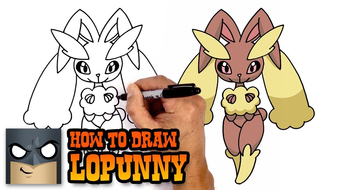 How to Draw Pokemon - Lopunny - Step by Step