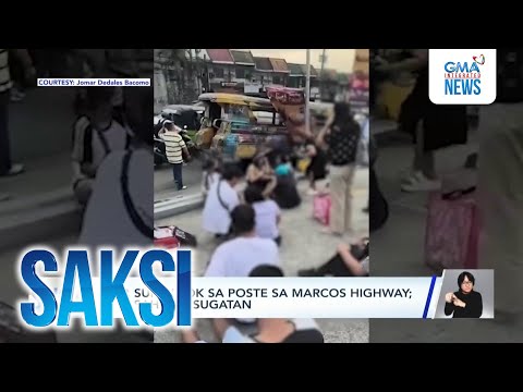Jeep, sumalpok sa poste sa Marcos Highway; 13 pasahero, sugatan ...