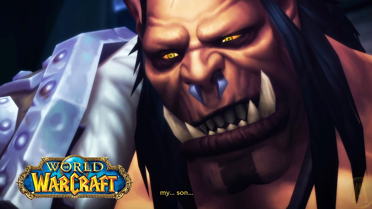Grommash Mourns His Son Garrosh's Death: All Cinematics - Garrosh Final ...