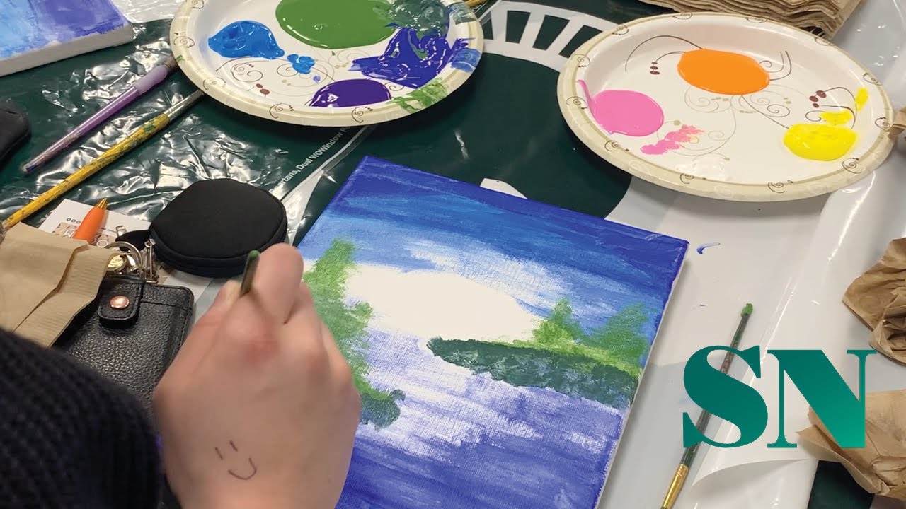 Bob Ross craft night - The State News