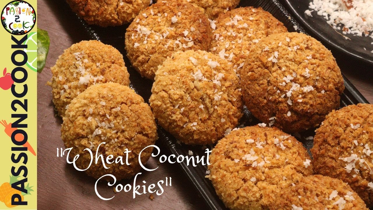Easy Wheat Coconut Cookies | Healthy & Delicious