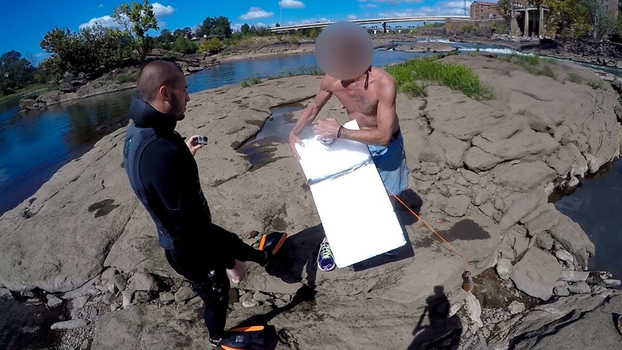 Rescued Man From DANGEROUS Situation in River.