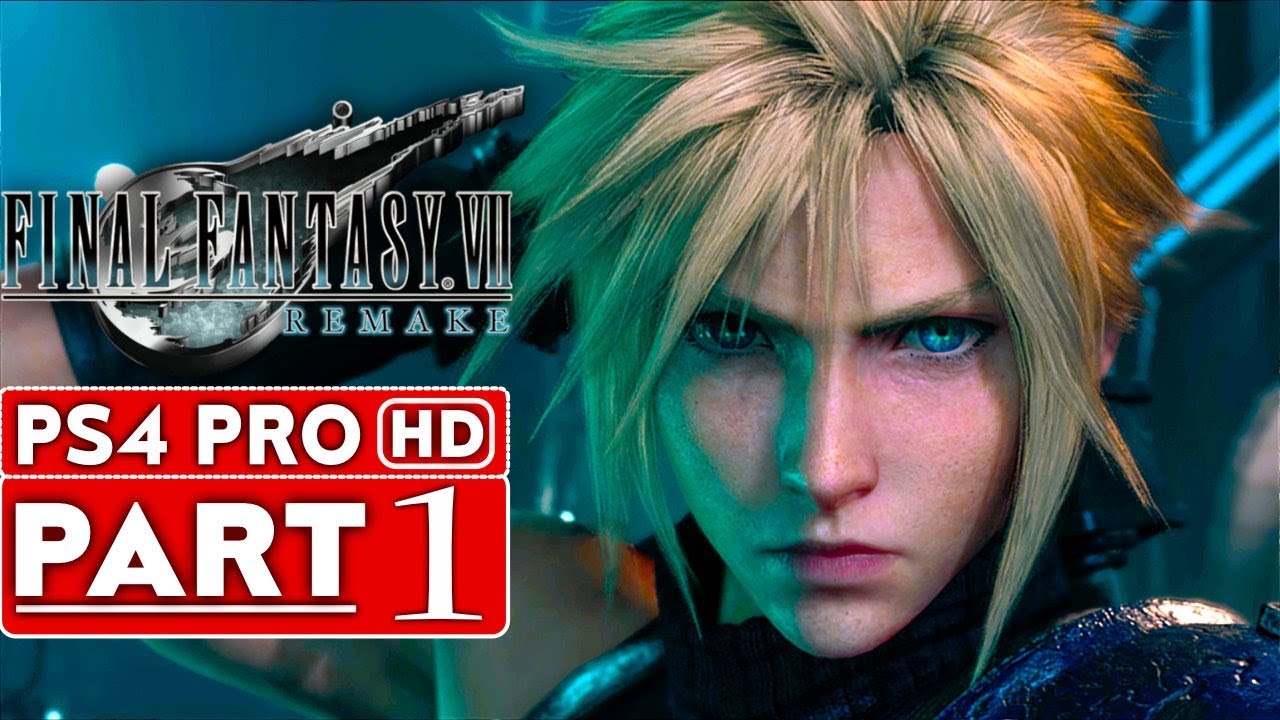 FINAL FANTASY 7 REMAKE Gameplay Walkthrough Part 1 CHAPTER 1 [PS4 PRO] FULL DEMO