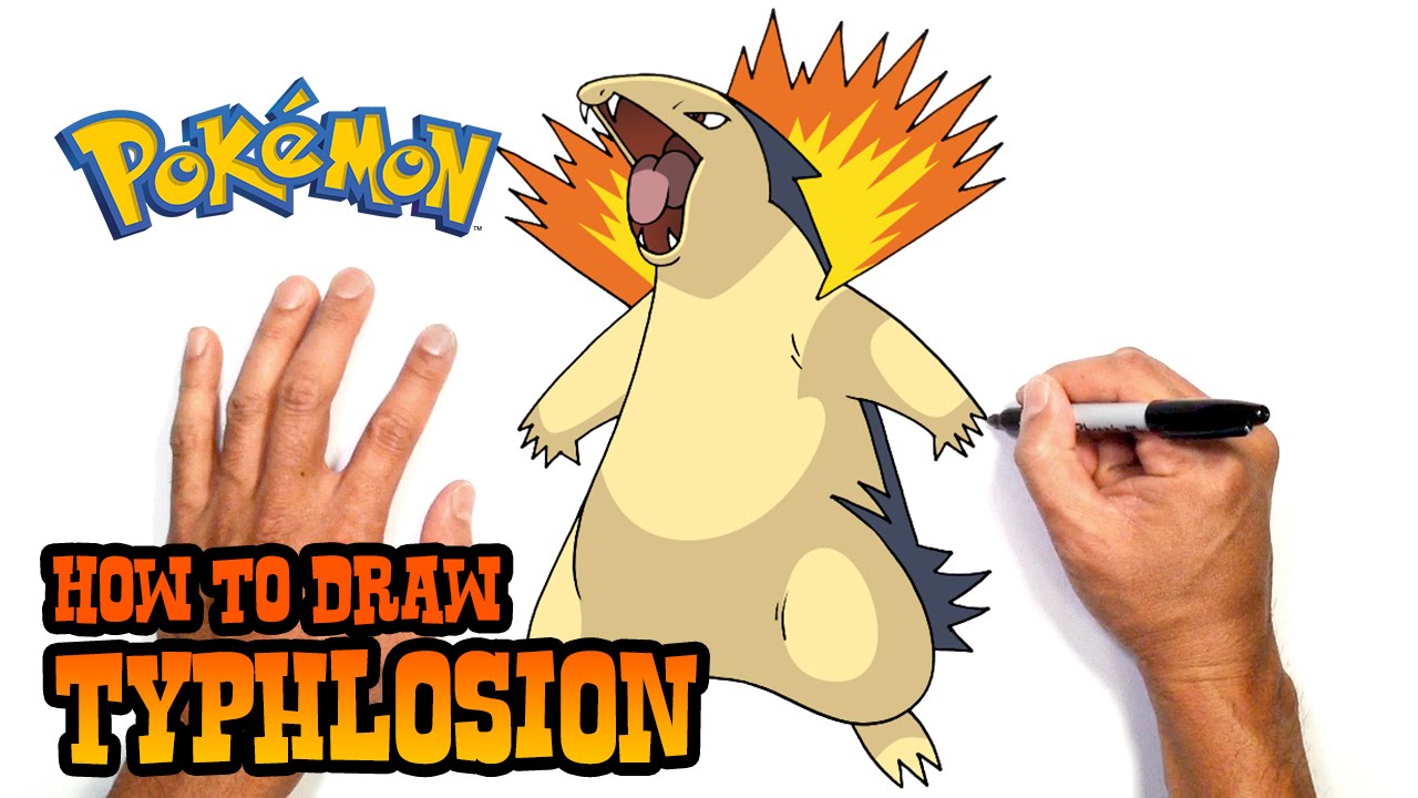 How to Draw Pokemon - Typhlosion