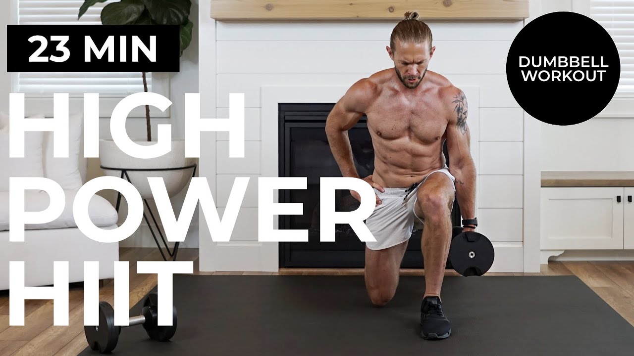 23 Min HIGH POWERED HIIT Workout with Weights - TIFF x DAN