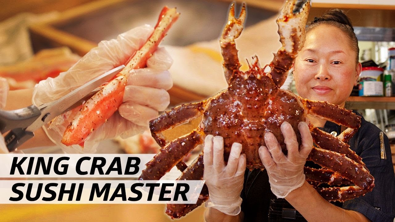 Chef Mikiko Ando is a Master of King Crab Sushi Omakase