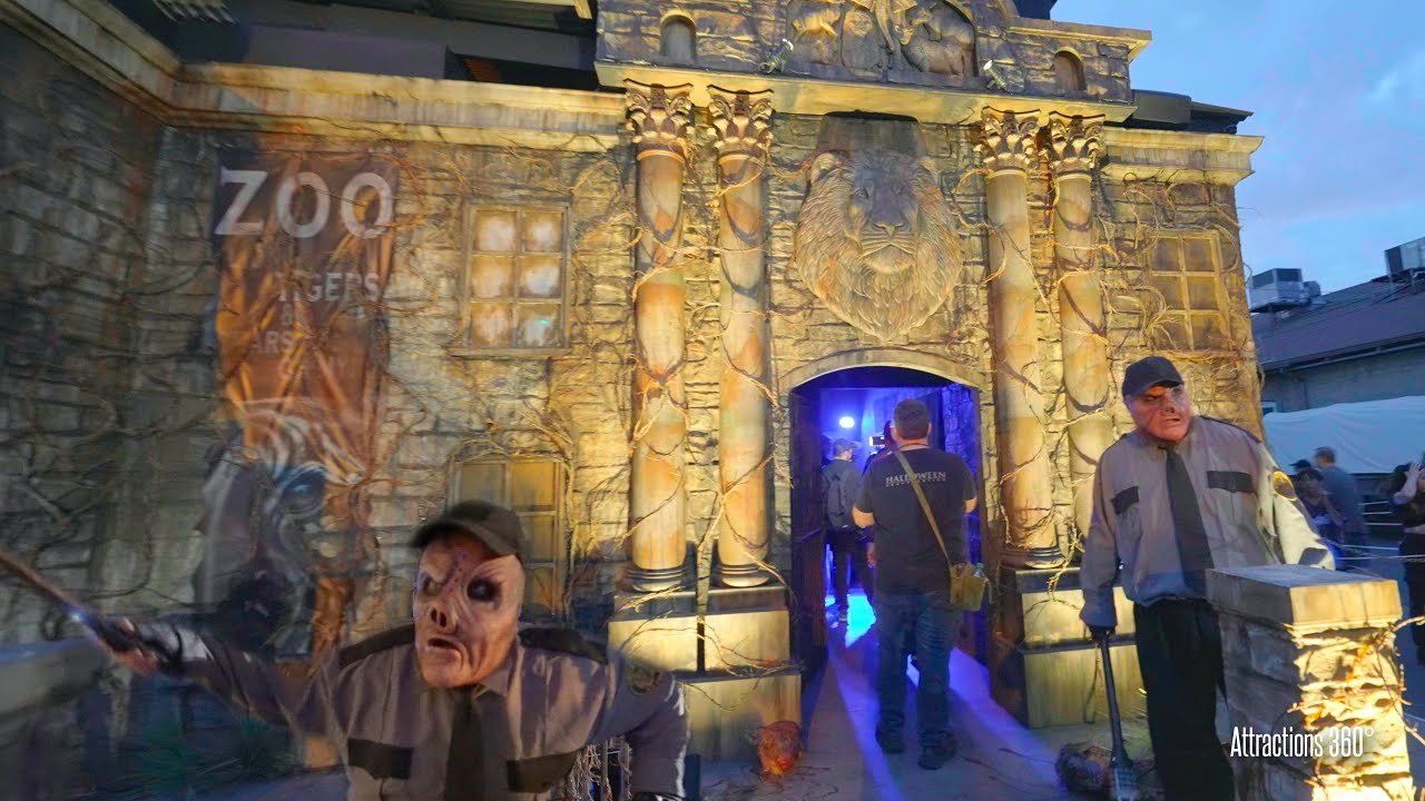 NEW! The ZOO Haunted House & CREEPY Flashlight Walkthrough Experience ...